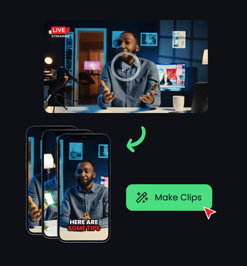 Livestream Clip Maker - Video Repurposing Tool - OpusClip